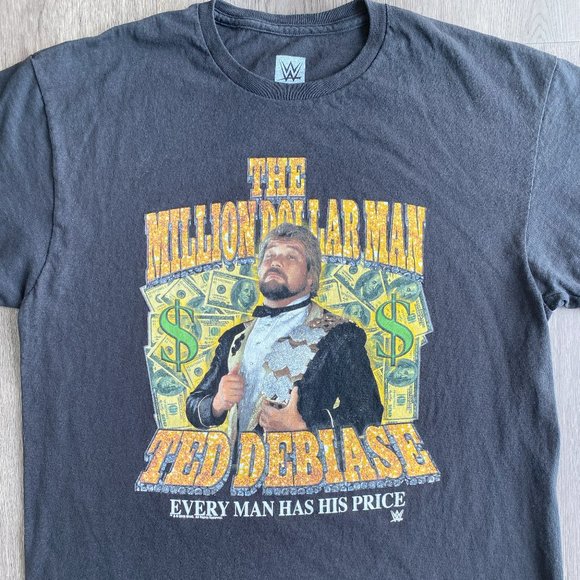 WWE | Shirts | Wwe Ted The Million Dollar Man Debiase Tee Szm | Poshmark